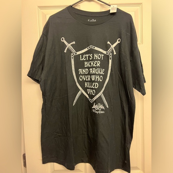 Disney | Shirts | Monty Python Slogan Tee Shirt New With Tag | Poshmark